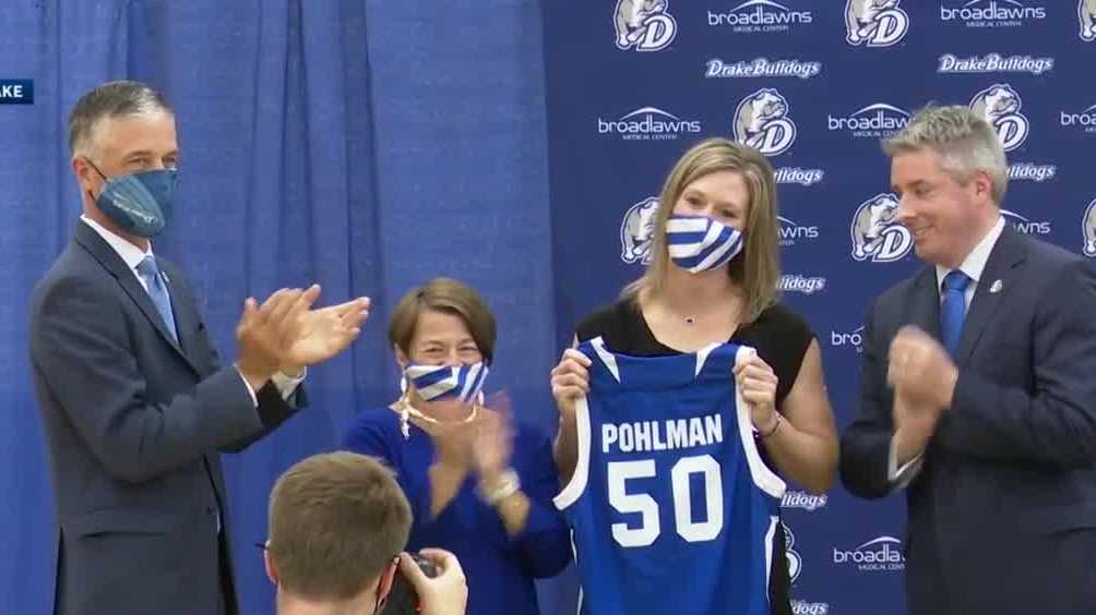Allison Pohlman welcomed as Drake's head basketball coach