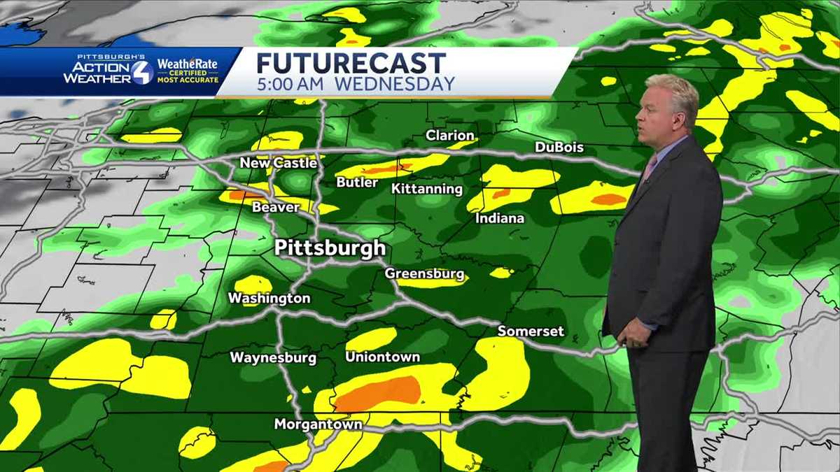 Rain to continue into Wednesday morning