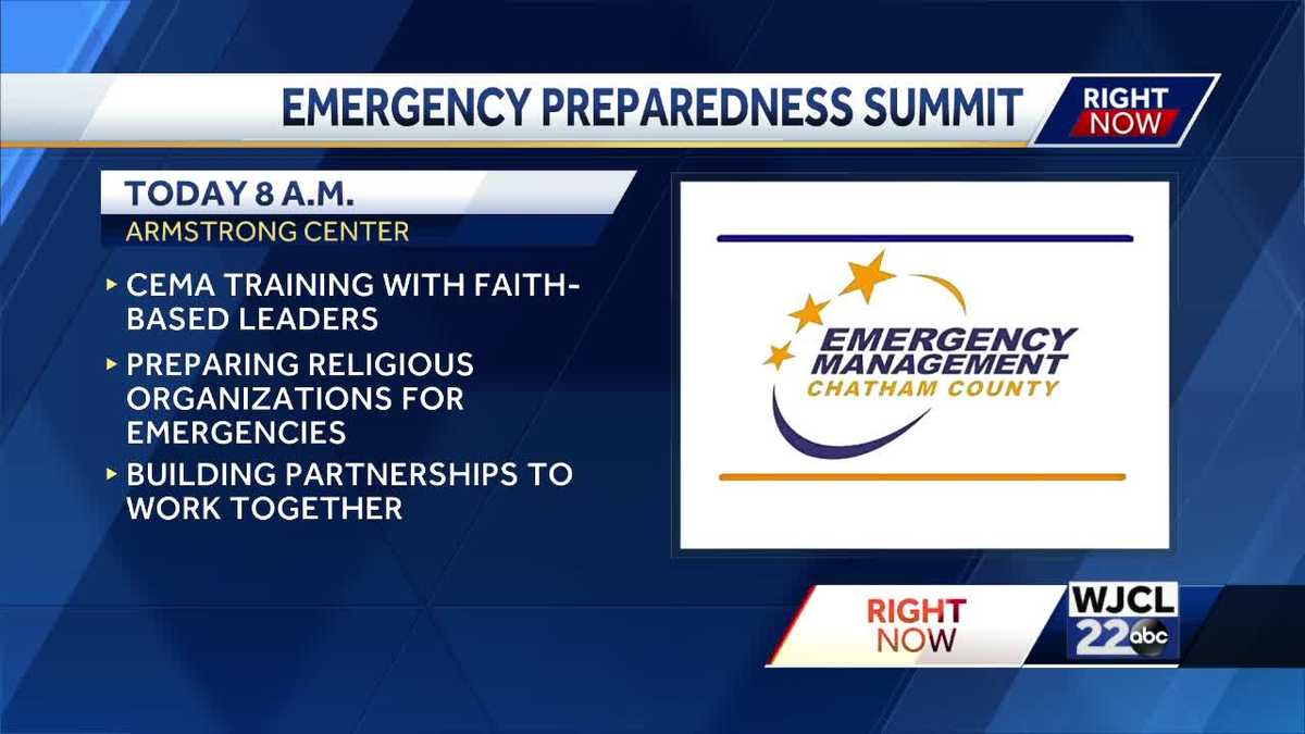 Chatham County hosts Faith-Based Emergency Preparedness Summit