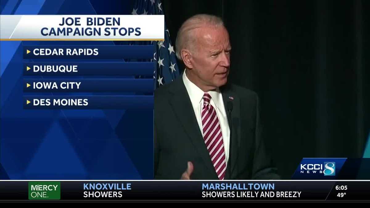 Joe Biden kicks off campaign visits to Iowa Joe Biden kicks off campaign visits to Iowa
