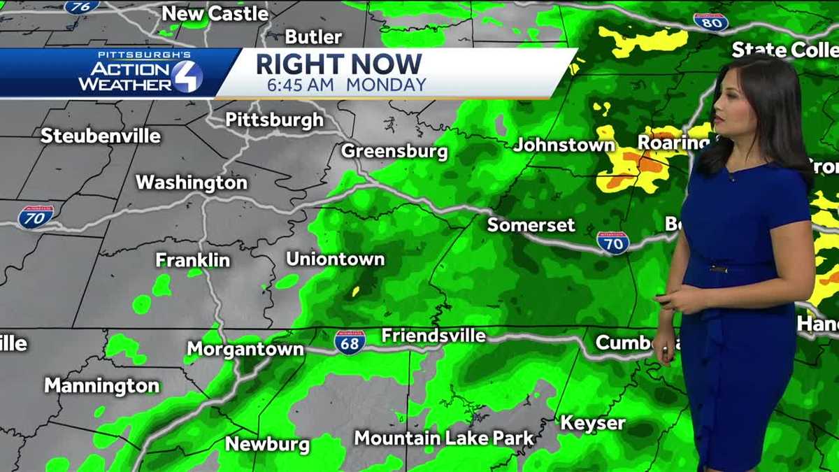 Cloudy and Mild Monday, Rain Returns Tuesday