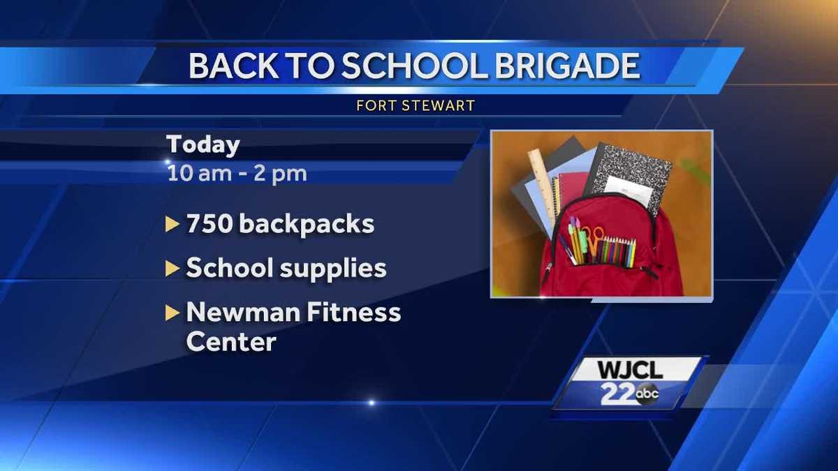 Back to School Brigade at Fort Stewart today