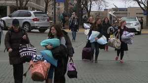 Broken steam line on Creighton campus