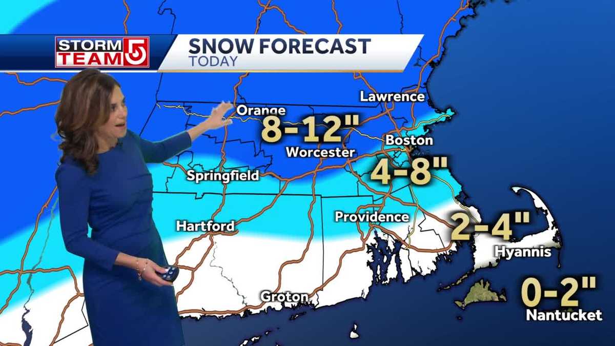 Video: Falling temperatures, flash freeze Friday night