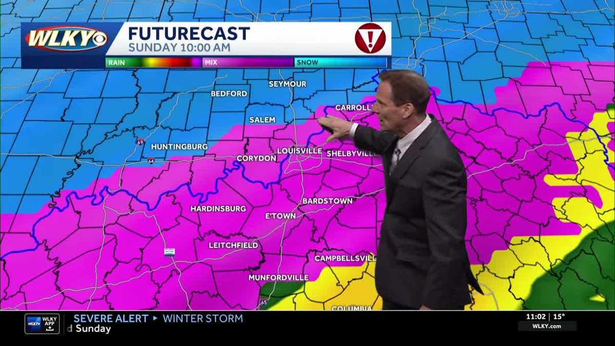 Conditions deteriorate around the Metro amid winter storm
