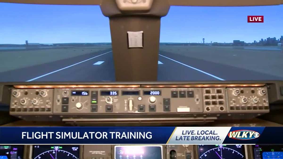 UPS training pilots on newest flight simulator, the 747