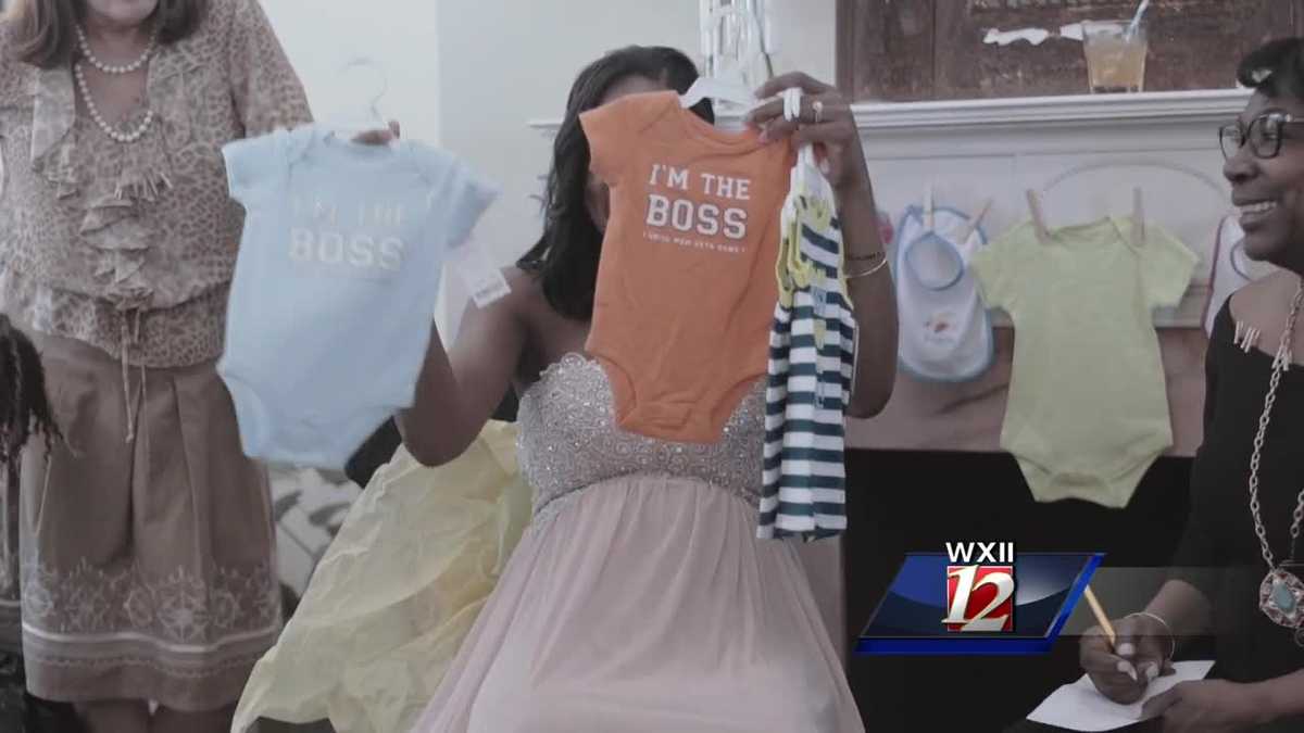Talitha Vickers shares moments from her baby shower