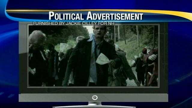 Campaigns use humor to try to stand out in ads