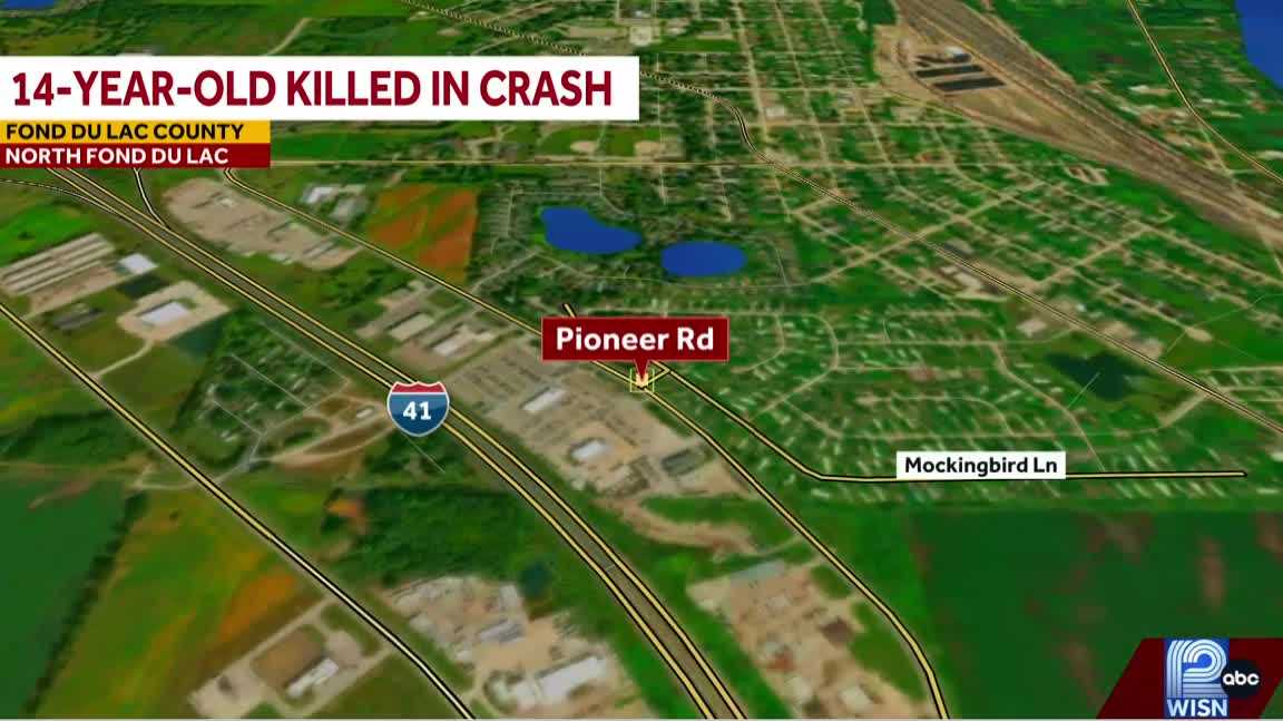 14-year-old girl killed in crash in North Fond du Lac