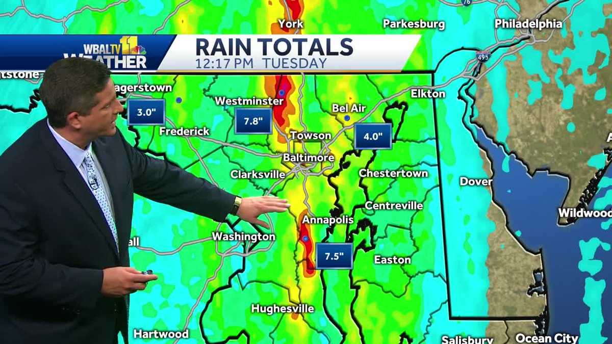 Rain causes flash flooding Tuesday afternoon
