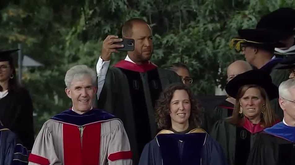 First female president of Dartmouth College sworn in