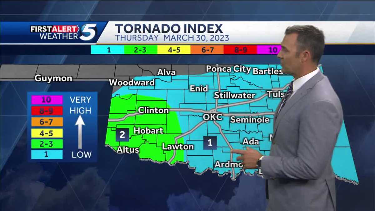TIMELINE: Oklahoma storms could bring tornado risk Thursday night
