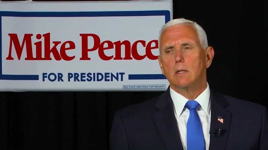 Close Up: Former Vice President Mike Pence officially enters race for ...