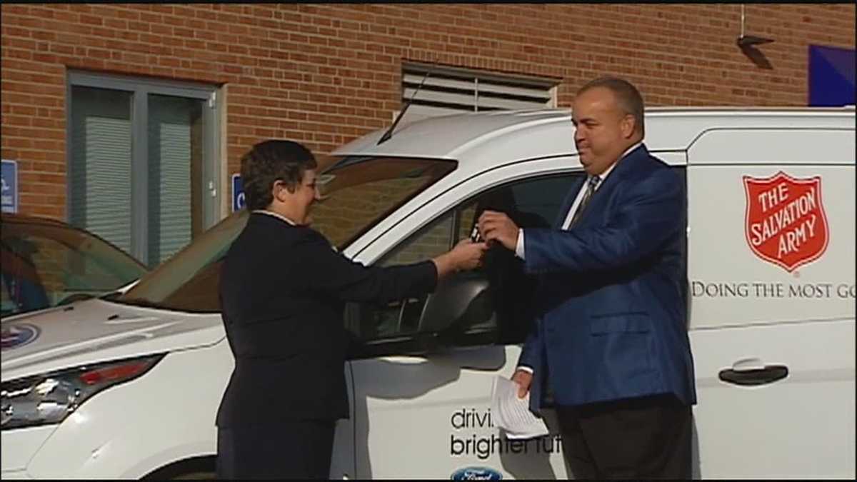 Donated van to help Salvation Army with meal deliveries