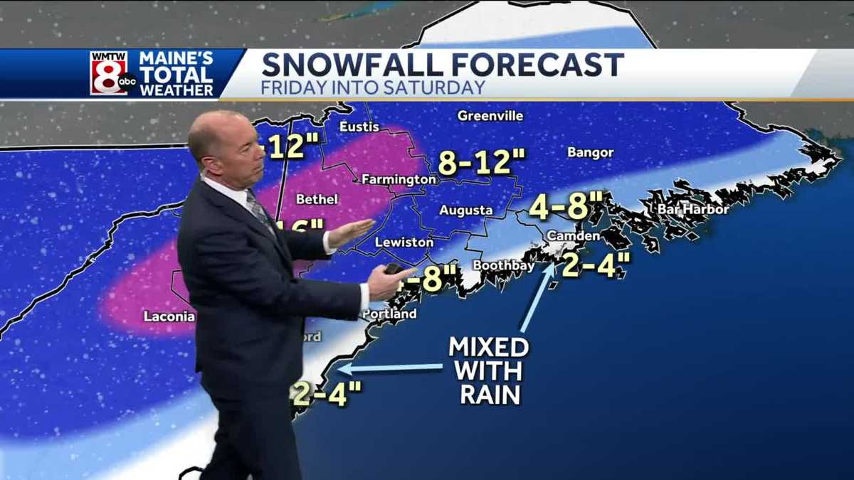Total Weather Alert for inland snow and rain to snow at the coast