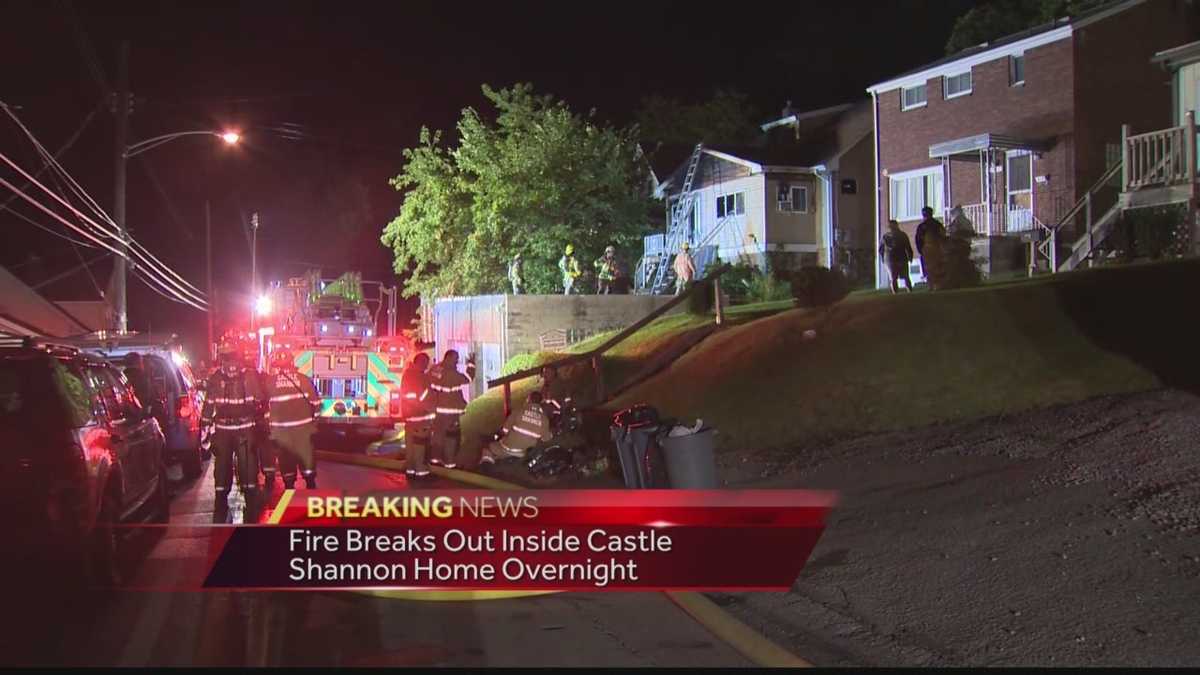 3-alarm fire in Castle Shannon