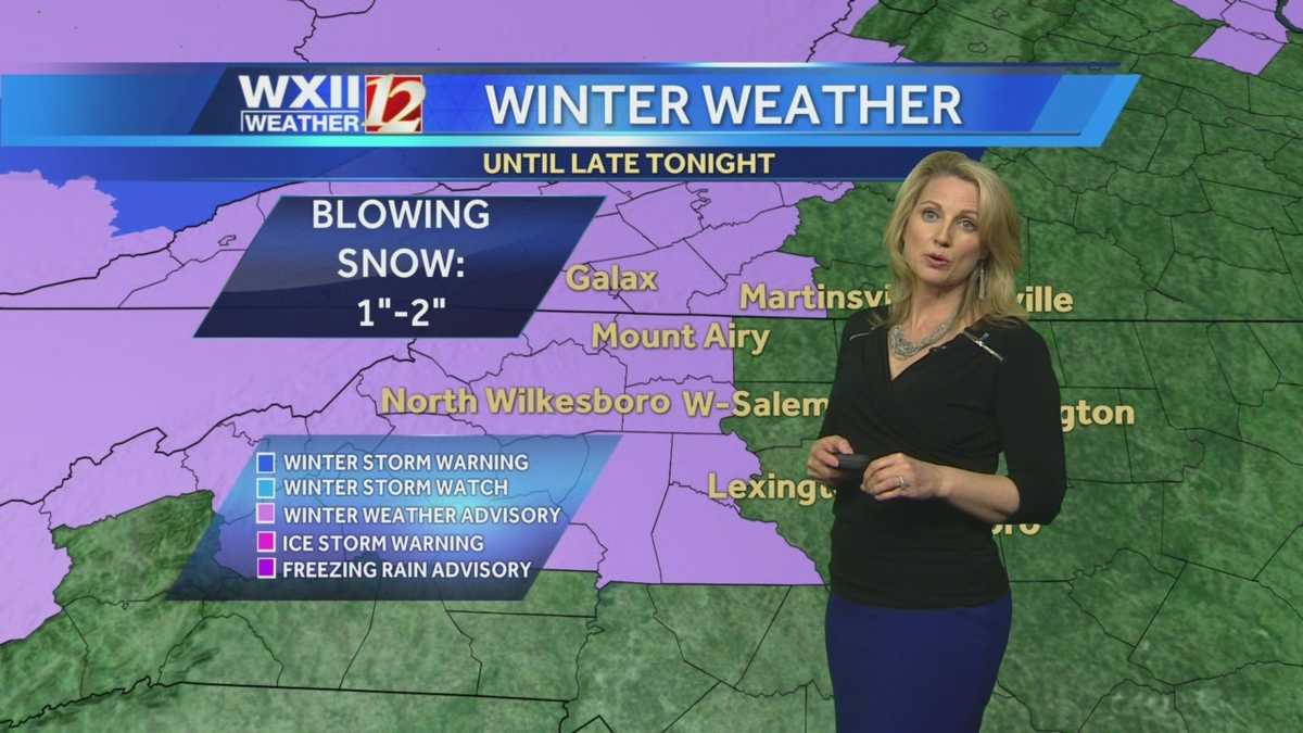 Noon update: Michelle on more snow, record cold