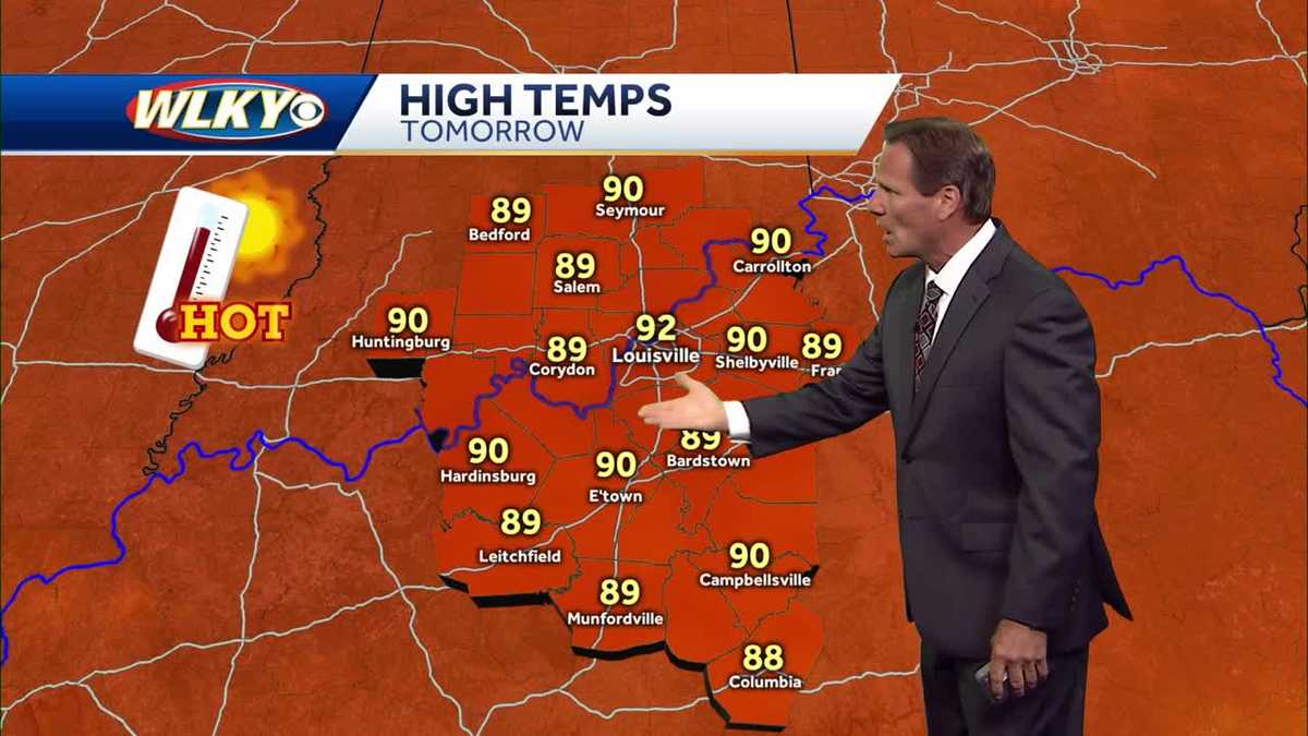 More 90 degree heat to round out the work-week