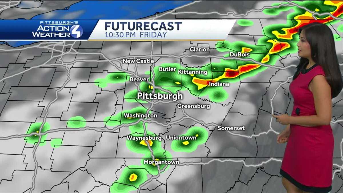 Pittsburgh's Action Weather forecast: Storms Friday night, fall-like ...