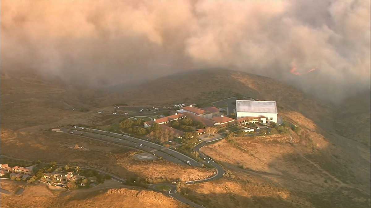 California wildfire caused $500,000 in damage to Reagan Presidential ...