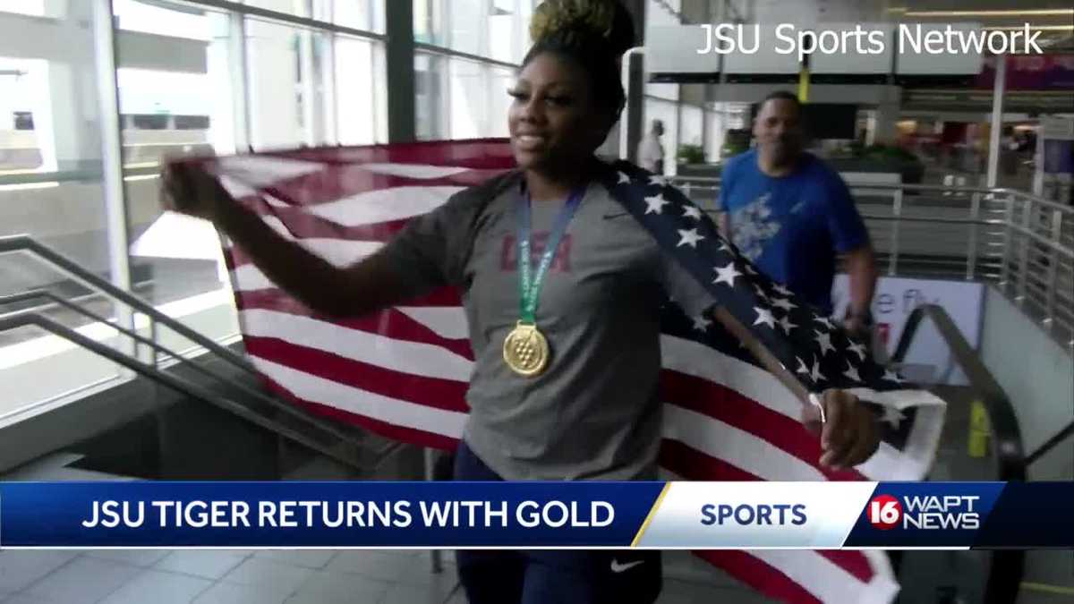 JSU's Alexis Roberts returns with gold medal from the Deaflympics