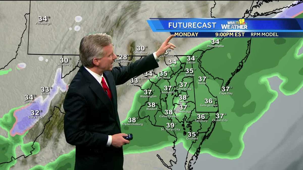 Icy conditions expected overnight into Tuesday