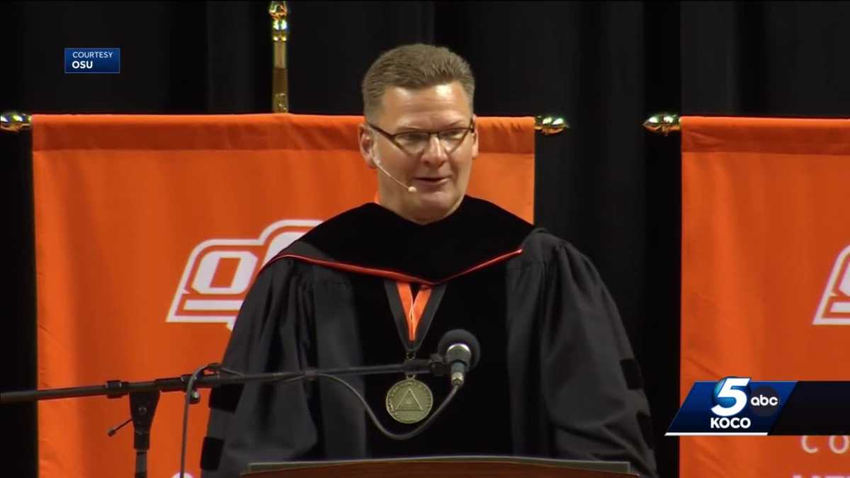 Oklahoman who saved Damar Hamlin speaks at OSU graduation