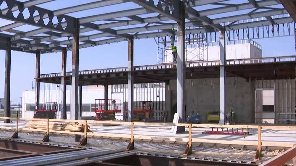 Construction continues at Louisville airport as expansion plans grow
