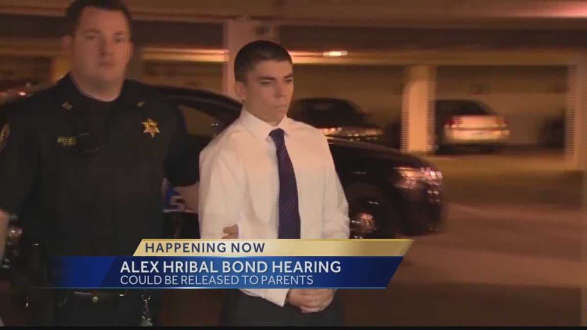 Alex Hribal bond hearing, could be released to parents