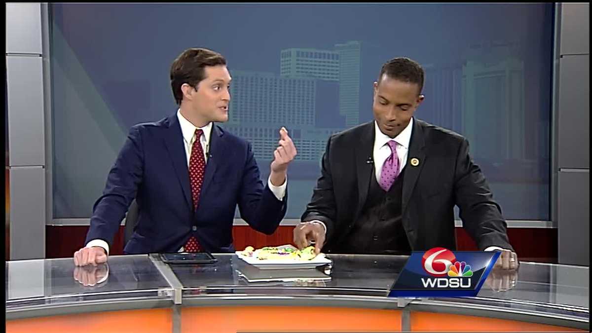 WDSU's Aubry Killion and Meteorologist Damon Singleton give cricket ...