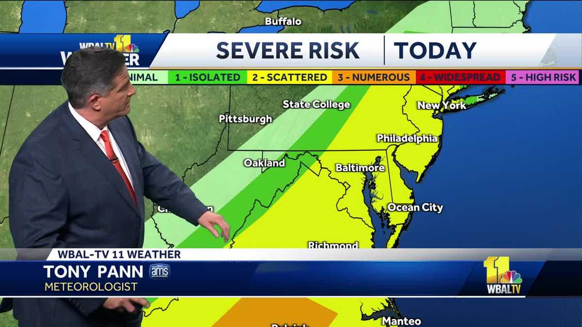 Weather Talk: Tracking severe weather across Maryland