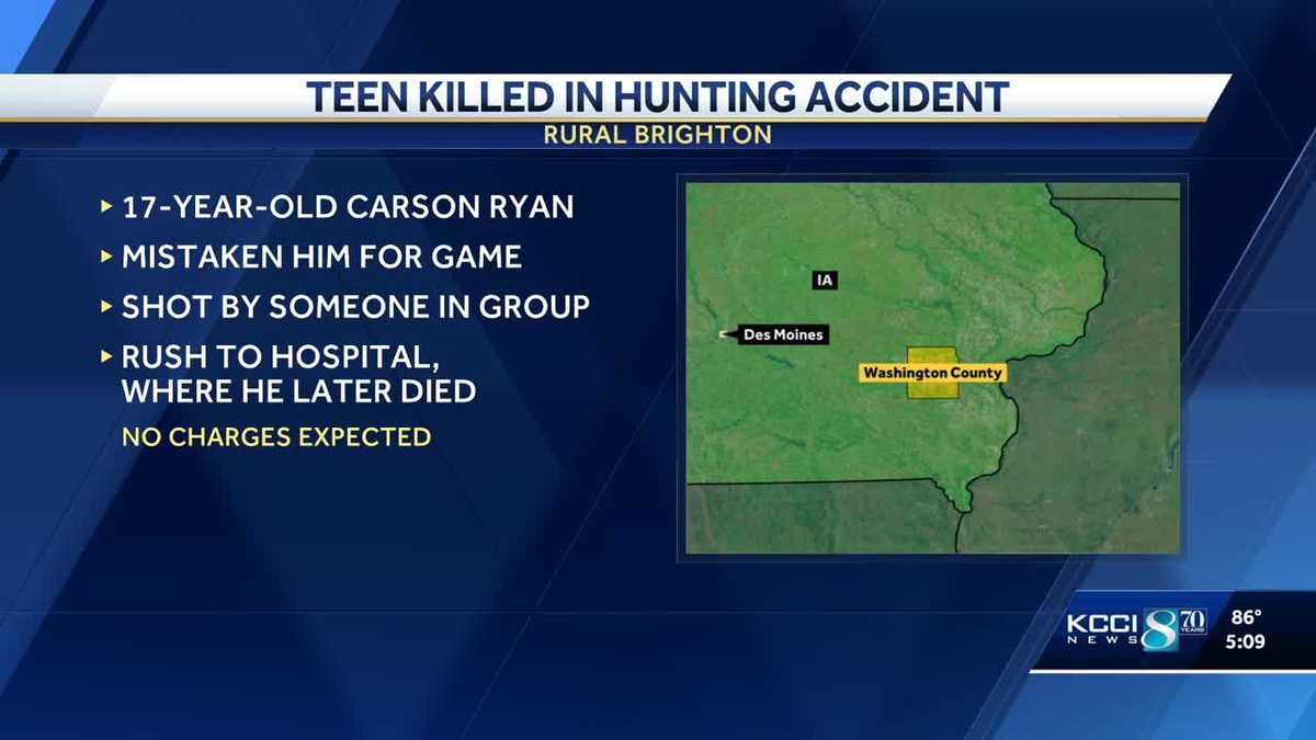Iowa authorities identify 17-year-old killed in hunting accident