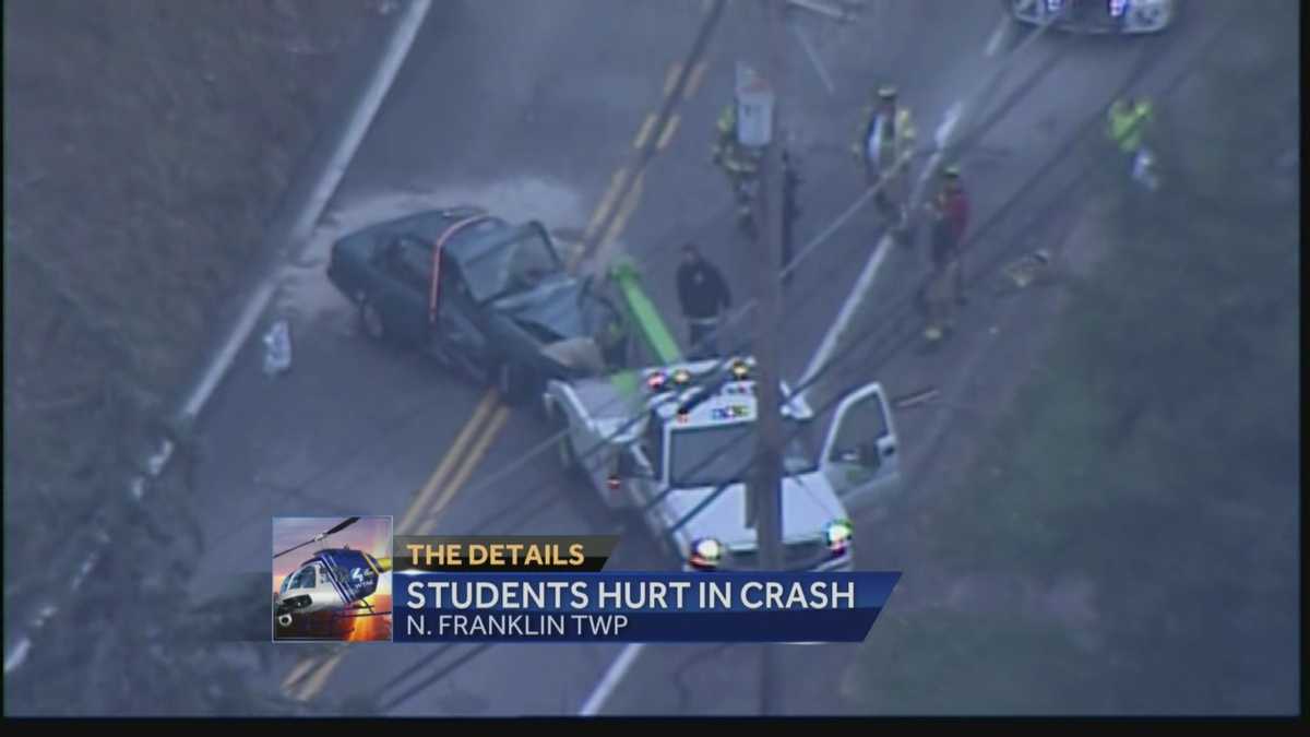 Trinity High School students hurt in crash