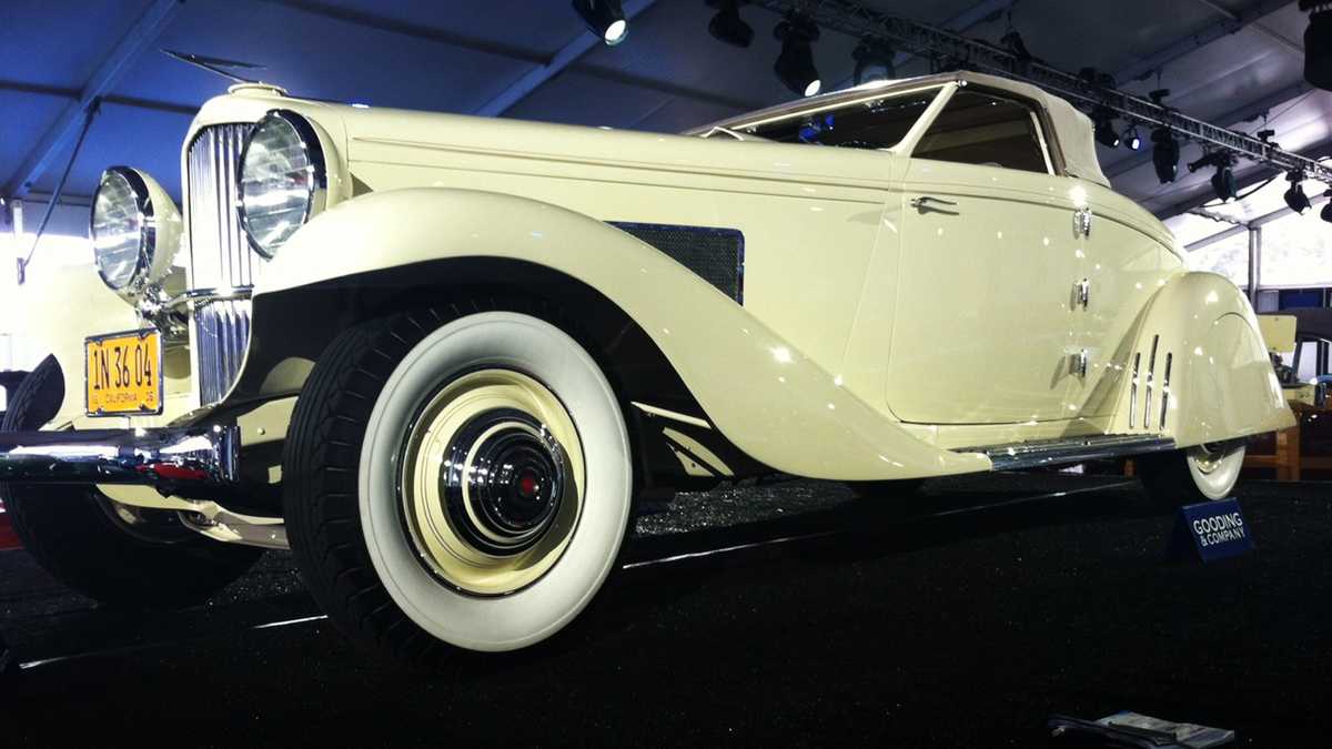 George Clooney, Clark Gable cars to be auctioned at Pebble Beach