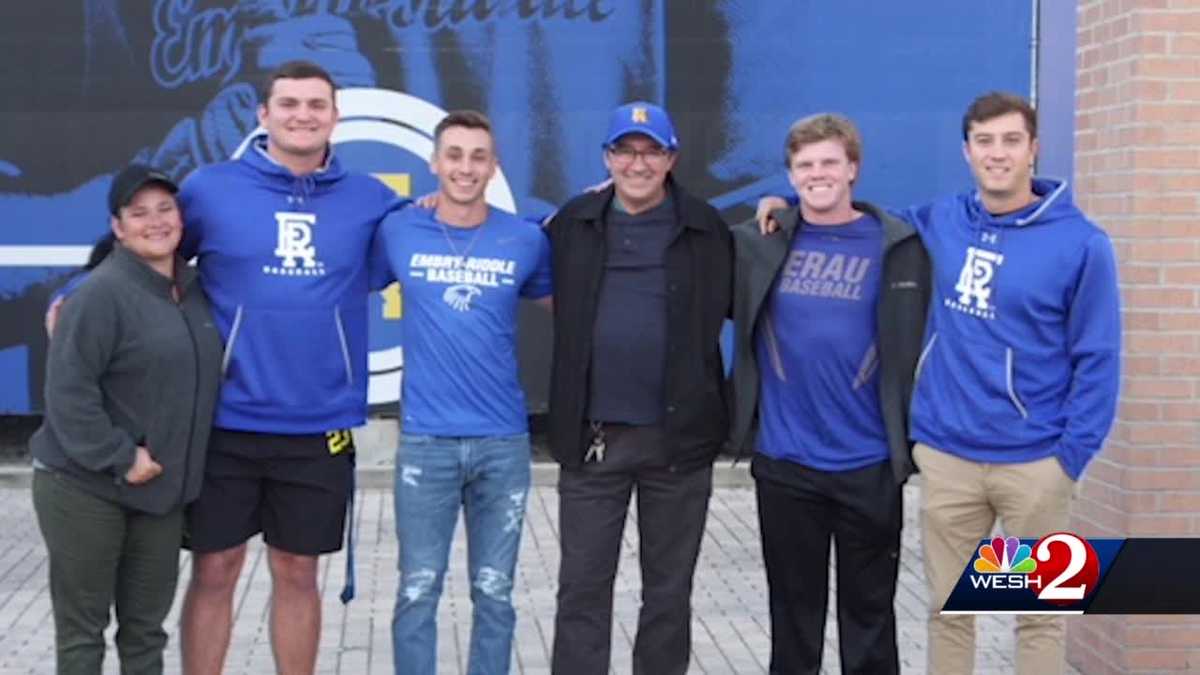 Embry-Riddle baseball players save landscaper after lawn mower tips ...