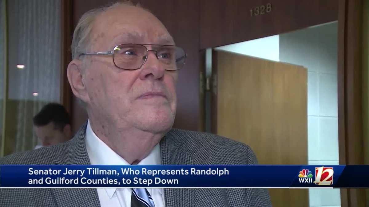 State Senator Jerry Tillman of Randolph County steps down