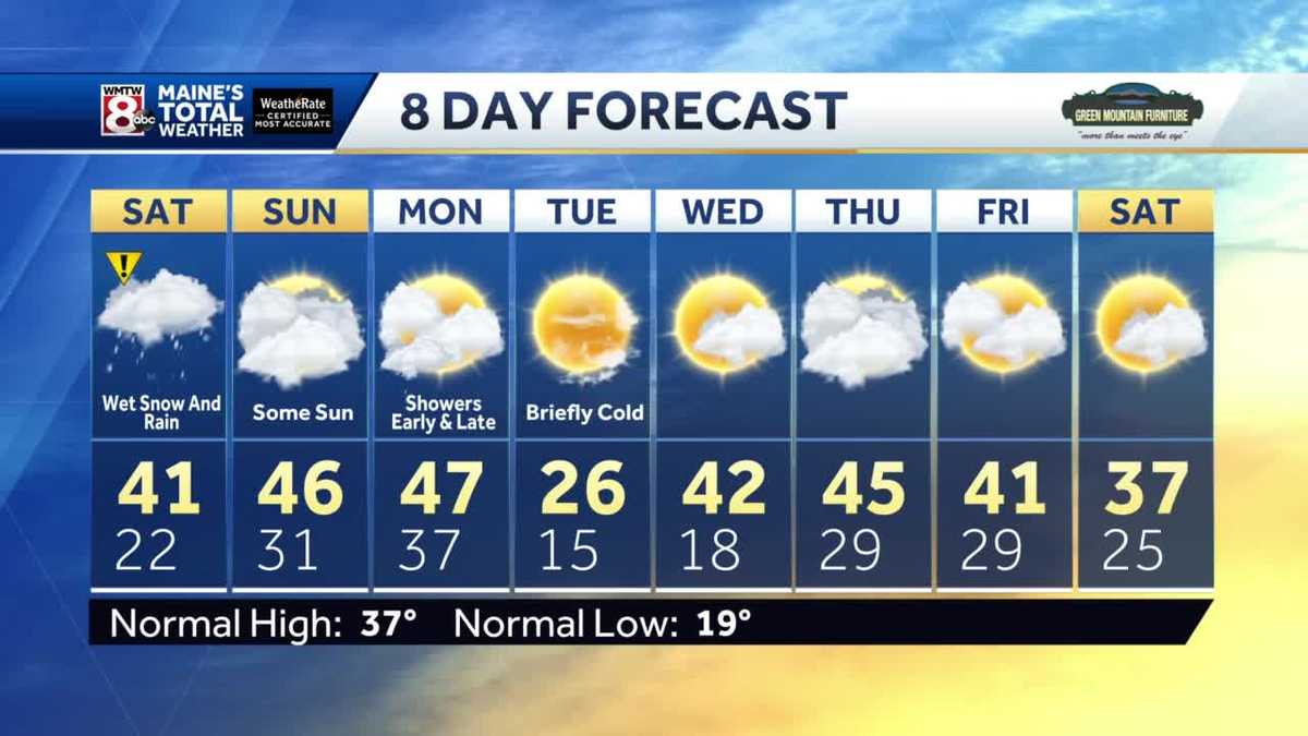 Here's a look at your Saturday morning forecast