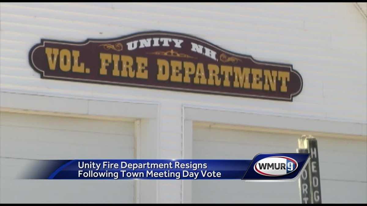Unity fire department resigns following town meeting day vote