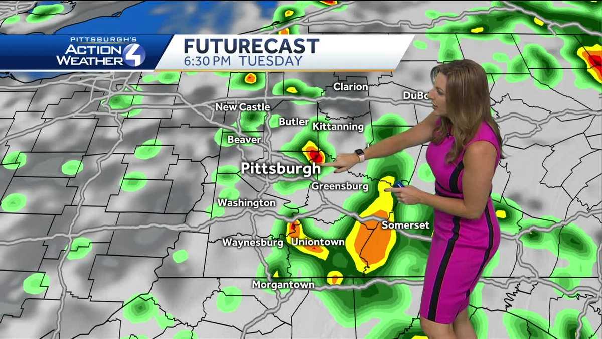 Pittsburgh's Action Weather forecast: Warm, muggy, more scattered storms
