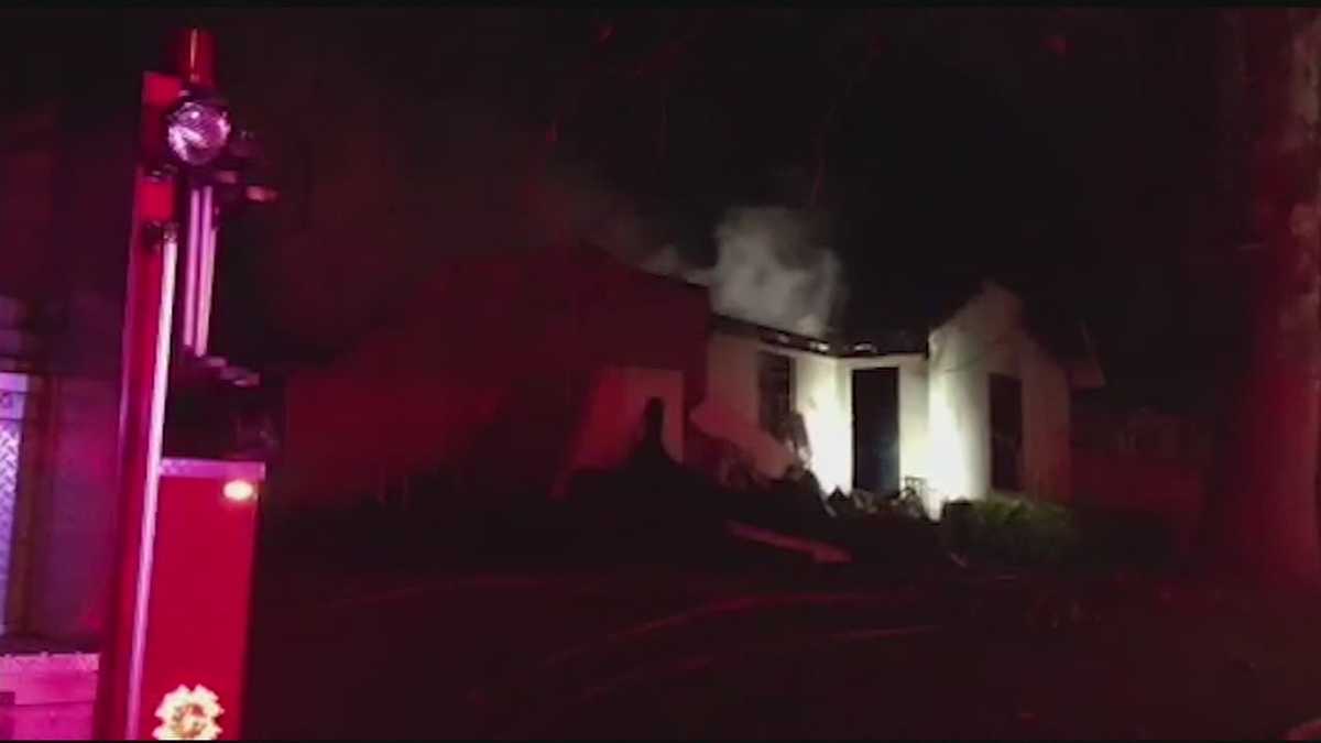 Firefighters hurt battling blaze