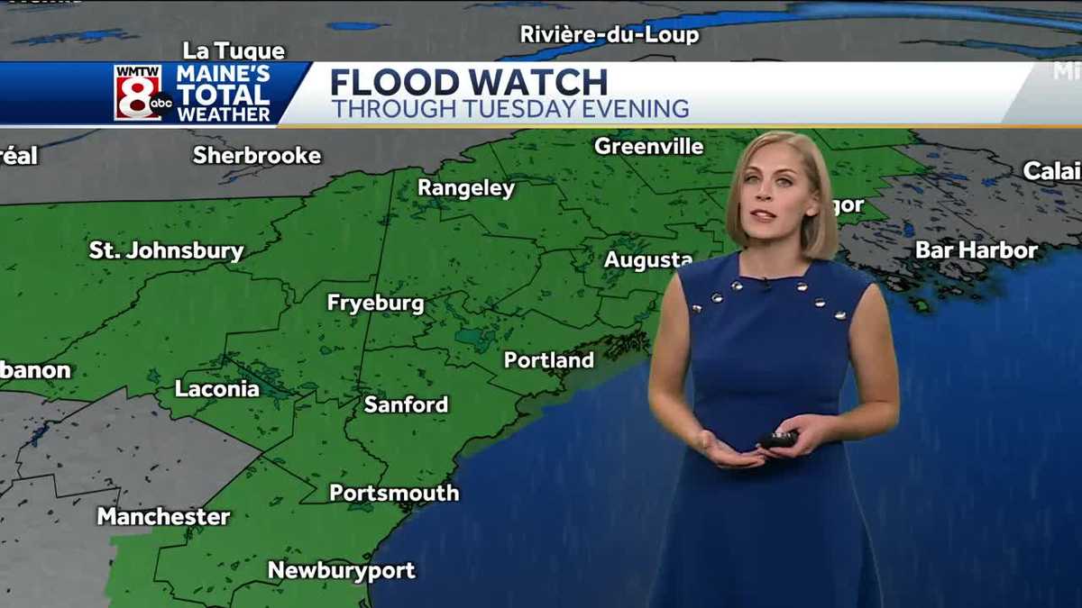 Flood Watch in effect: Downpours and strong thunderstorms today