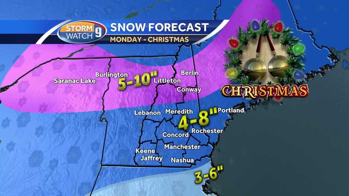 Snow in store for Christmas Day