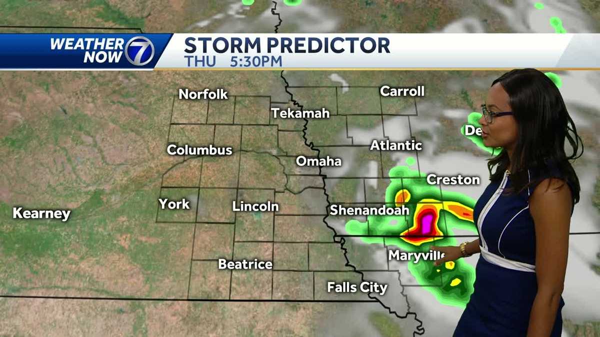 Isolated storms Thursday afternoon ahead of widespread storms overnight