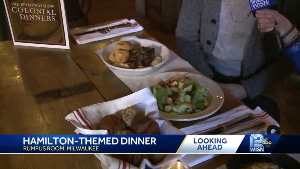 Rumpus Room offers 'Hamilton'-themed dinner