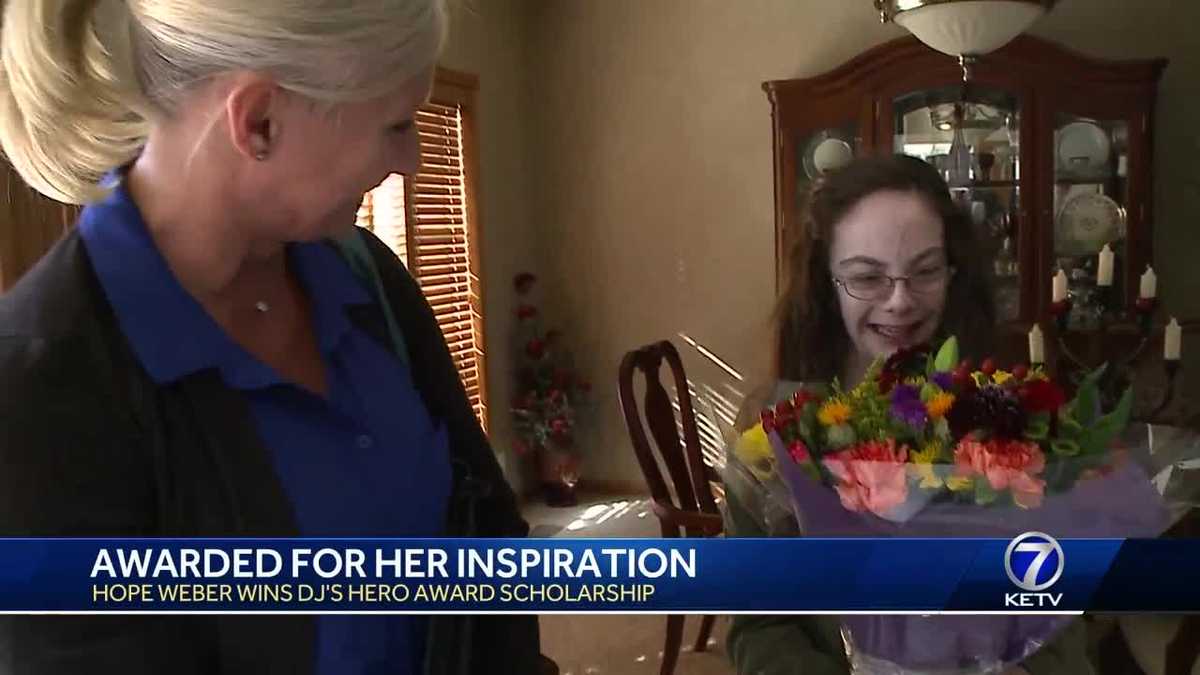 Awarded for her inspiration, Hope Weber seeks to inspire others