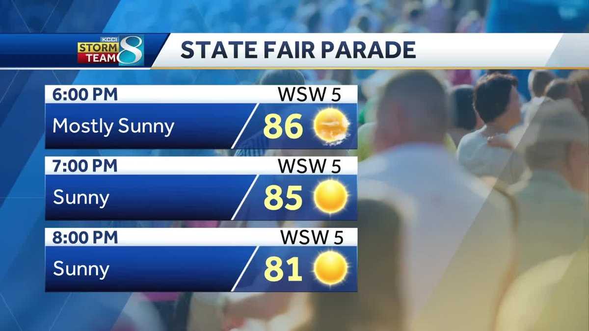 Picture-perfect weather kicks off Iowa State Fair
