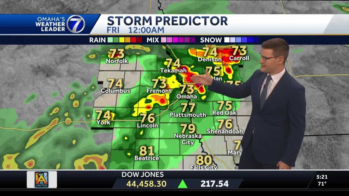 Omaha morning weather forecast for Thursday, July 10