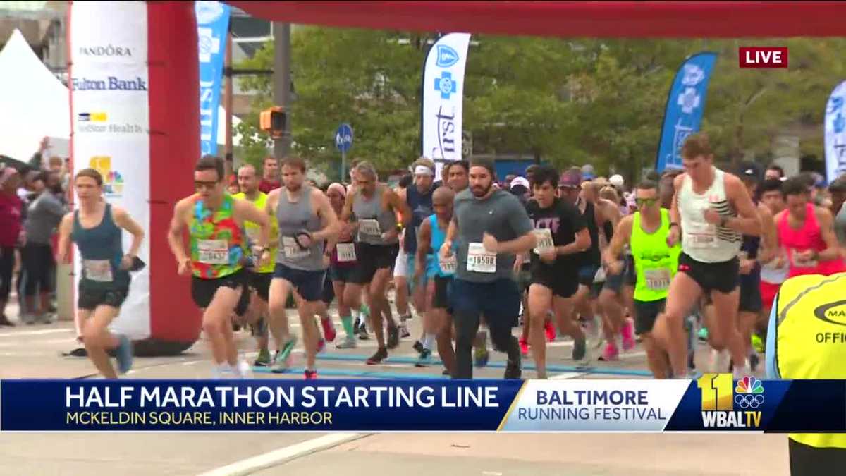 Half Marathon begins in Baltimore
