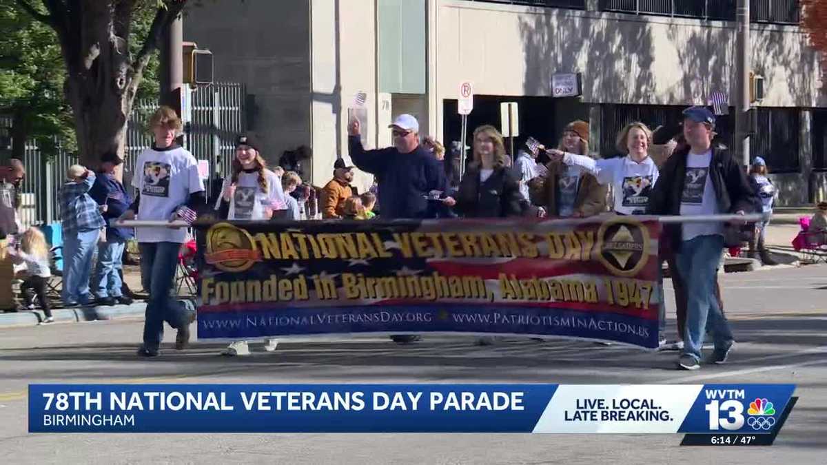 National Veterans Day Parade rolls through Birmingham
