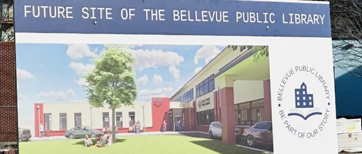 Bellevue gives preview of new public library set to open in fall